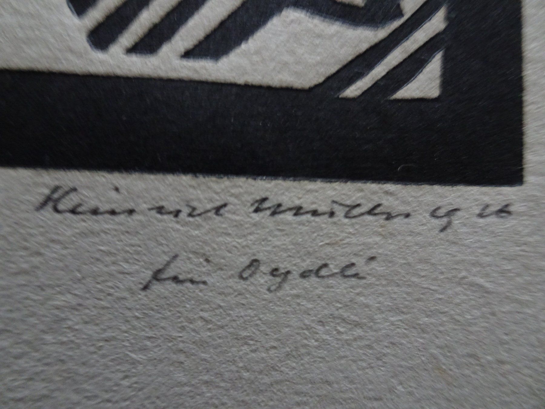 Heinrich Müller Holzschnitt Tänzerin-Tändlerin signiert dat. (Gebraucht ...