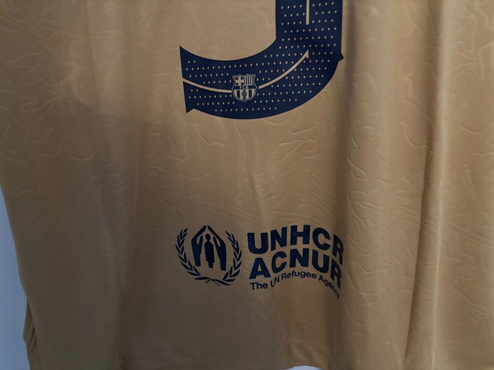 FC Barcelona Auswärts Trikot, 2022/2023, Piqué 3, UCL Badge | Acheter ...