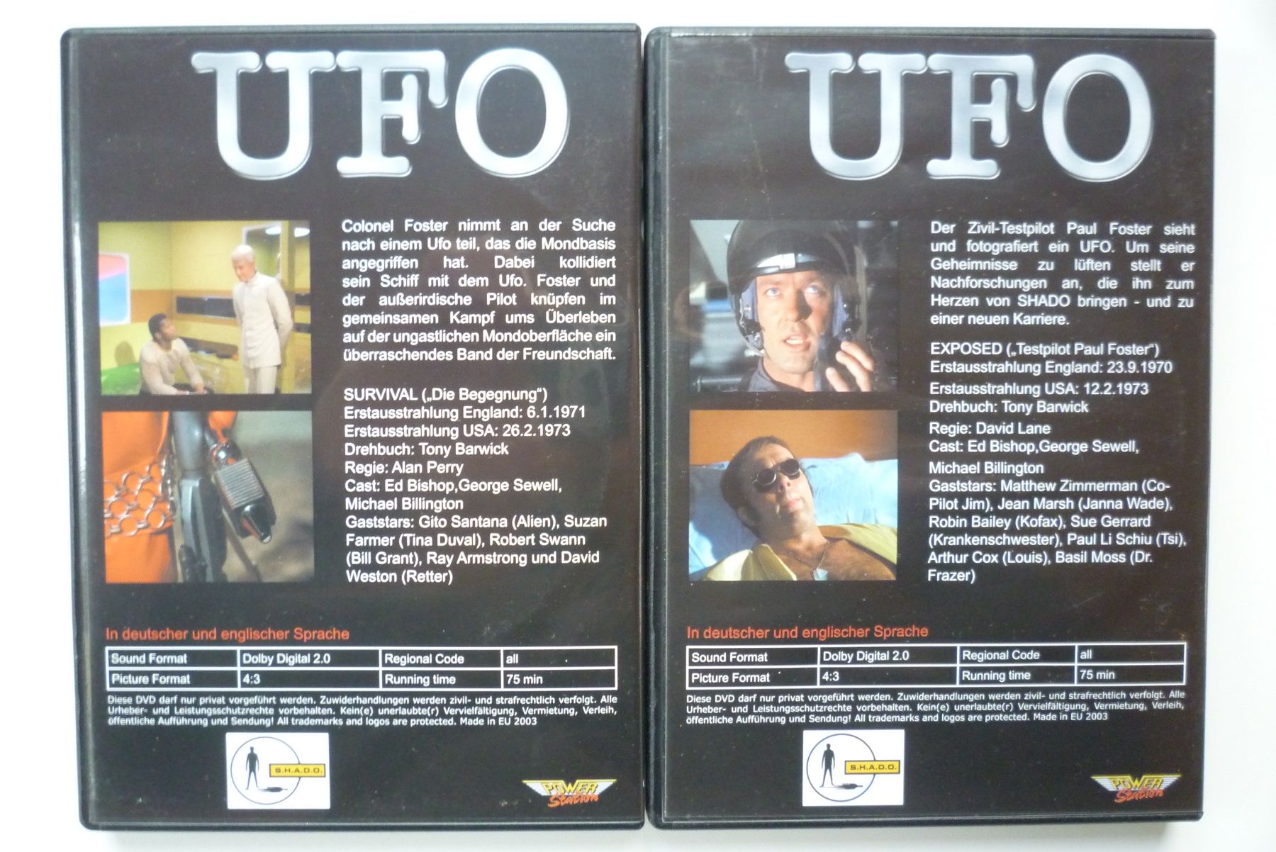 6 UFO Filme - Englischer Science-Fiction Klassiker 70er (Gebraucht) in ...