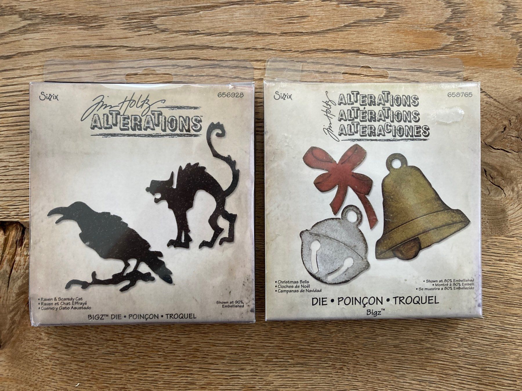 Original Sizzix und Tim Holtz Bigz Stanzformen-Set Nr. 9 (Gebraucht) in ...