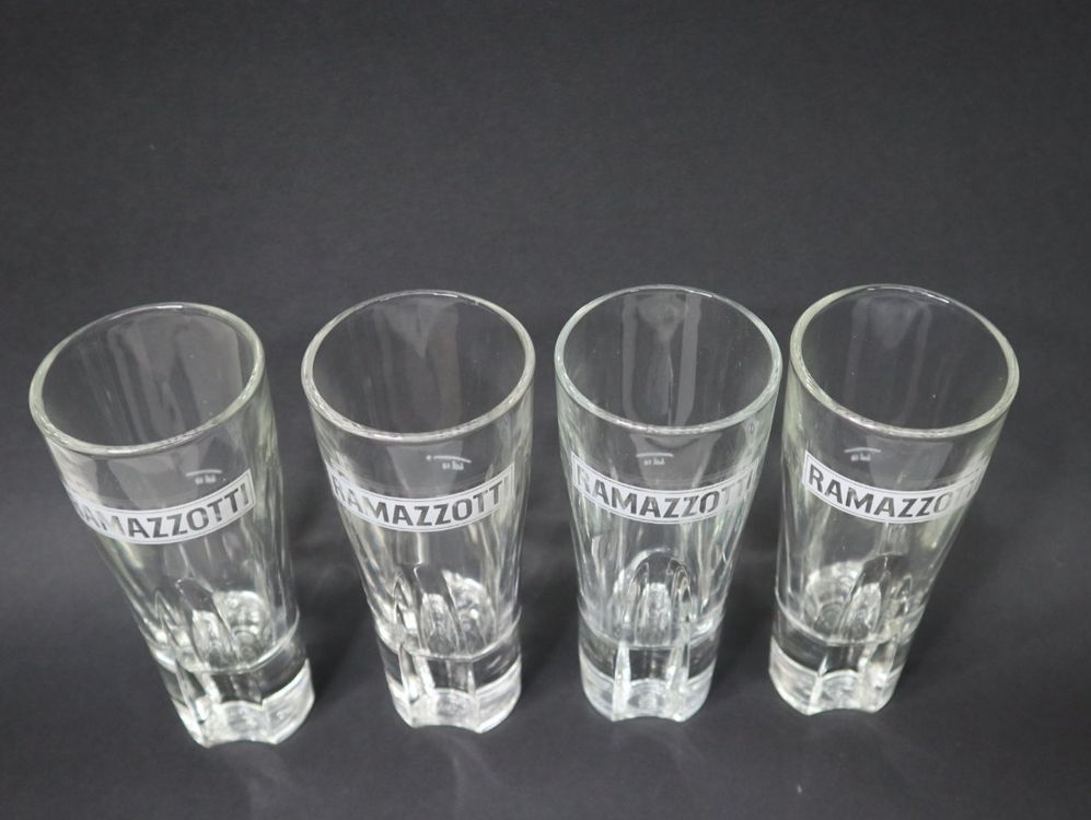 4 Stk. Gastro Ramazzotti Gläser geeicht Glas (Gebraucht) in Eschenbach ...