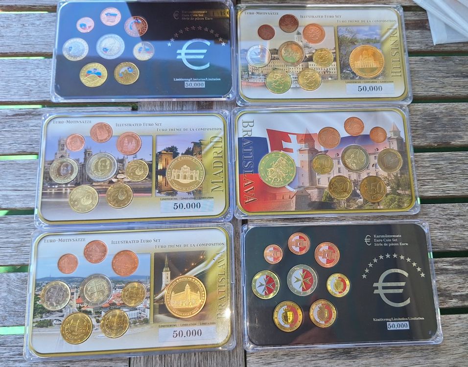 Euro Münzsatz Sammlung mit Box (Gebraucht) in Weinfelden für CHF 150 ...