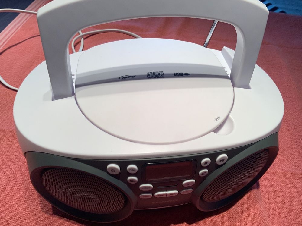 Portable Lenco SCD-301 Radio/ MP3 u. USB CD Player, stereo (Neu (gemäss Beschreibung)) in Guarda ...