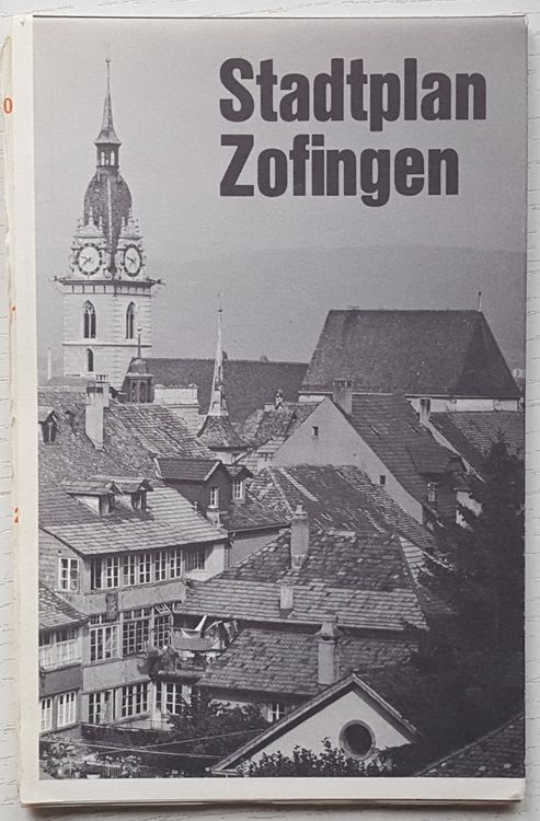 Stadtplan Zofingen (1978) inkl. Umgebung & Strassenverz. | Kaufen auf ...