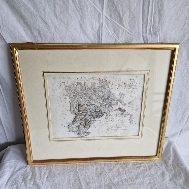 Alter Stich über Eck vergoldet | Kaufen auf Ricardo