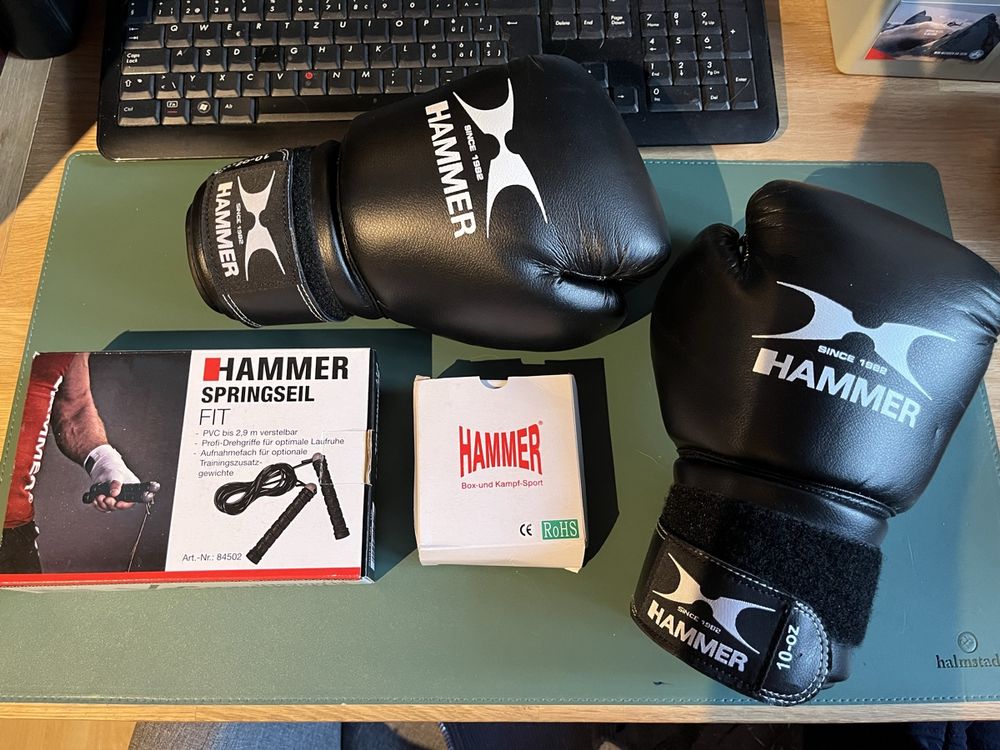 Hammer Boxsack set (Gebraucht) in Kriessern für CHF 100 – nur Abholung ...