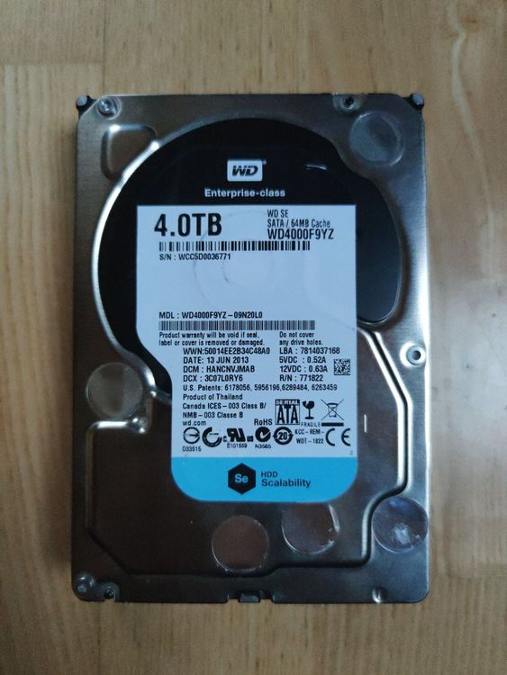NAS HDD WD 4 TB | Kaufen auf Ricardo