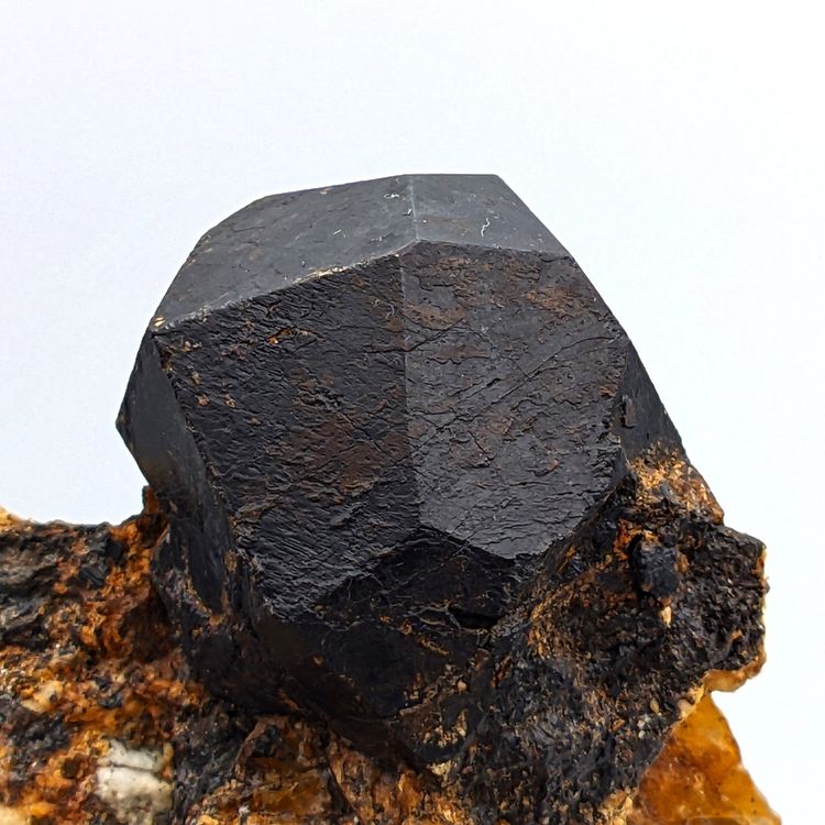 SCHWARZER GRANAT, ENORMER Kristall auf Matrix, MADAGASKAR (Neu (gemäss ...