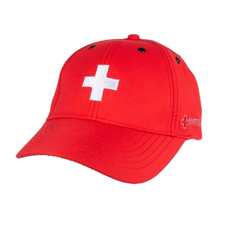 Baseball Cap mit Schweizer Kreuz mit Stickerei (Neu und ...