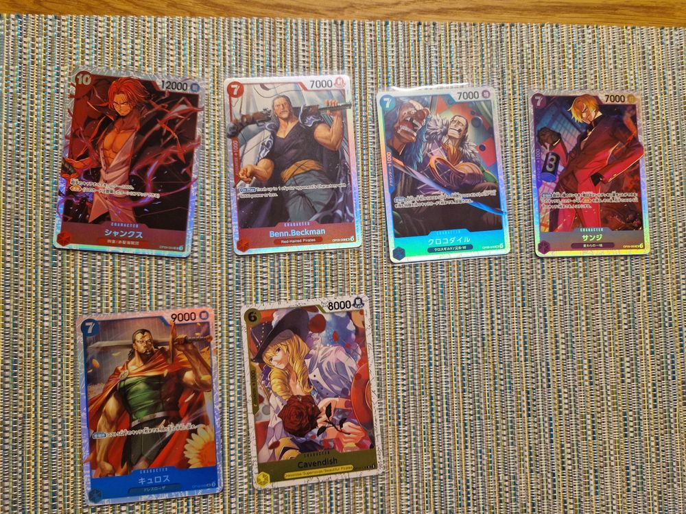 One Piece Card Game: SR/C Holo Lot (6 Karten JP) - Top! (Gebraucht) in ...