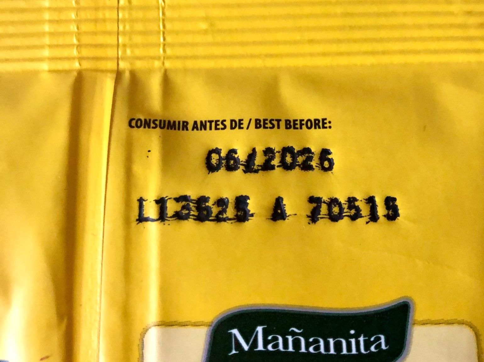 Yerba Mate Mañanita 75g (6/2026) und Bombilla (Neu und originalverpackt ...