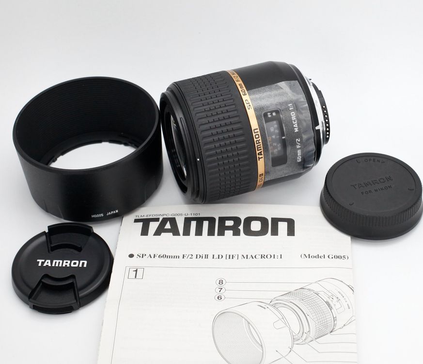 Tamron SP AF 60mm f2 DiII LD ( IF ) Macro für Nikon DX neu! (Neu ...