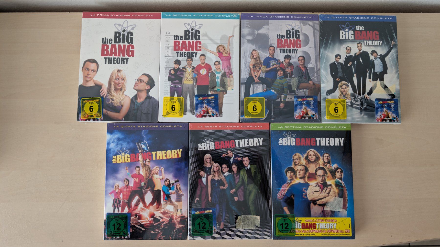 The Big Bang Theory – DVD Stagioni 1–7 - Nuovi e sigillati (Neu und ...