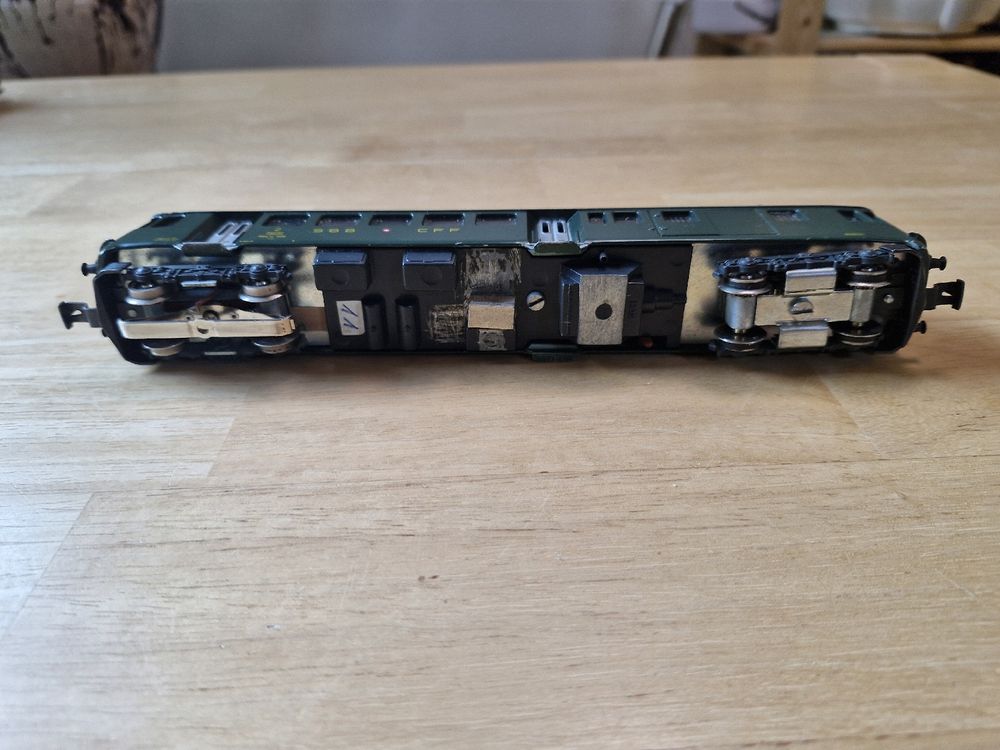 Hag H0: SBB-Triebwagen RBe 4/4 1408 grün, WS, 150, ohne OVP (Gebraucht) in Zürich für CHF 39 ...