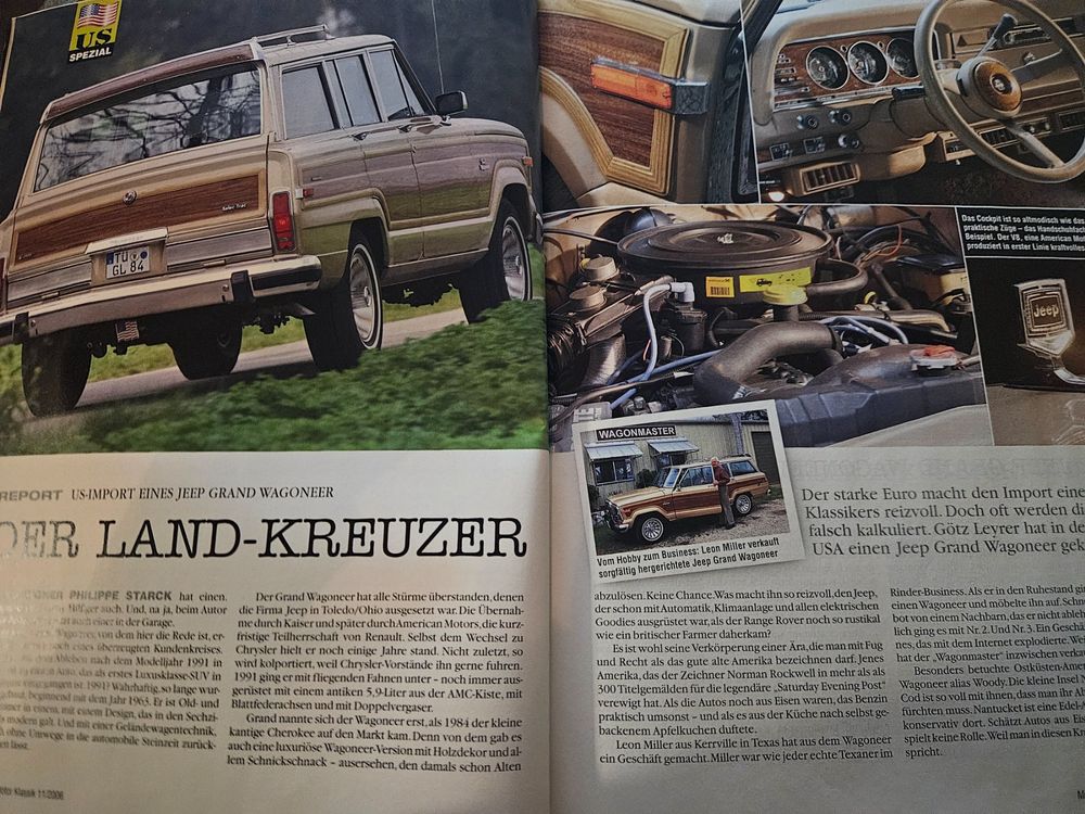Motor Klassik 11/06 Grand Wagoneer Alfa Spider W114 Manta xx (Gebraucht ...