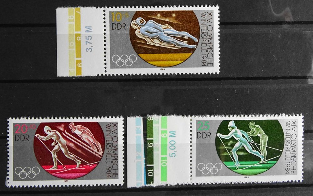 DDR 1983, Serie **postfrisch (Neu und originalverpackt) in Haslen GL für CHF 0.35 – mit ...