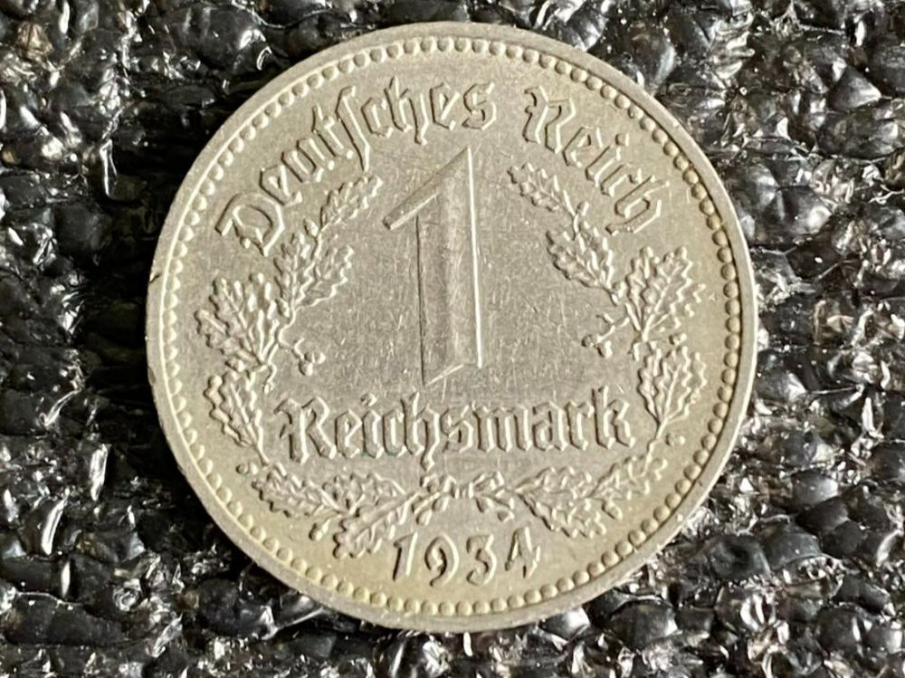Deutsches Reich 1 Reichsmark 1934 D (Gebraucht) in Hünenberg für CHF 6 – mit Lieferung auf ...