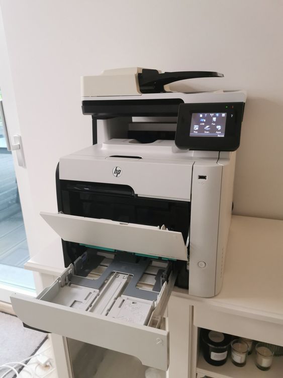 HP LaserJet Pro 300 color MFP M375nw + 7 Nachfüll Toner (Gebraucht) in ...