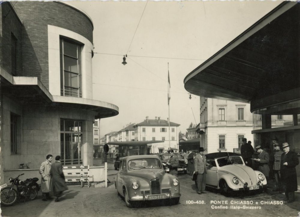 Chiasso TI - Dogana / Zoll Italo - Svizzera um 1955 | Kaufen auf Ricardo Chiasso TI - Dogana / Zoll Italo - Svizzera um 1955 | Kaufen auf Ricardo
