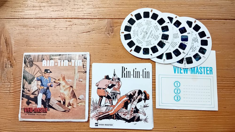 3 disques Rin-tin-tin, Rintintin pour View-Master (1955) | Kaufen auf ...