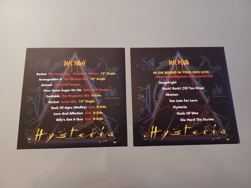 Def Leppard Hysteria Deluxe Box Set 5x CD + 2x DVD Rar | Acheter sur ...