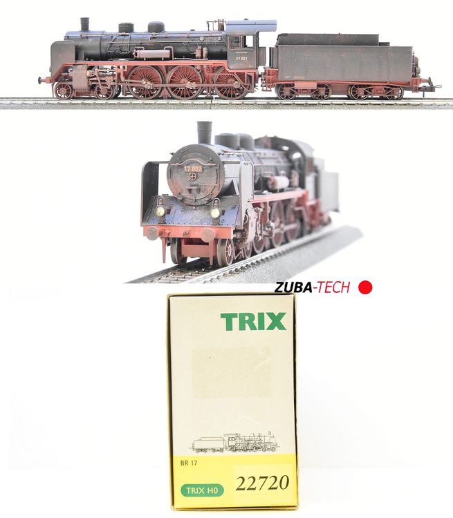 Trix 22720 Dampflok BR 17 DR H0 GS Analog mit OVP (Gebraucht) in St ...