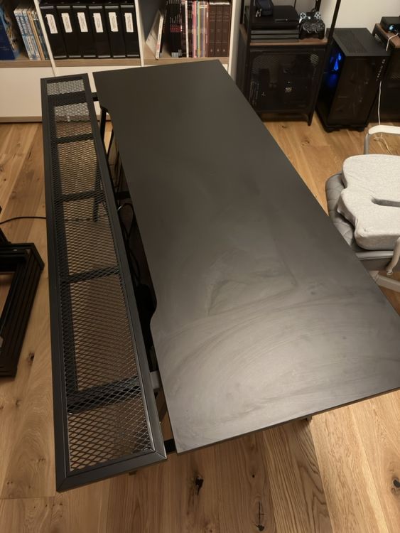 IKEA UTESPELARE Gaming desk, black, 160x80 cm | Kaufen auf Ricardo