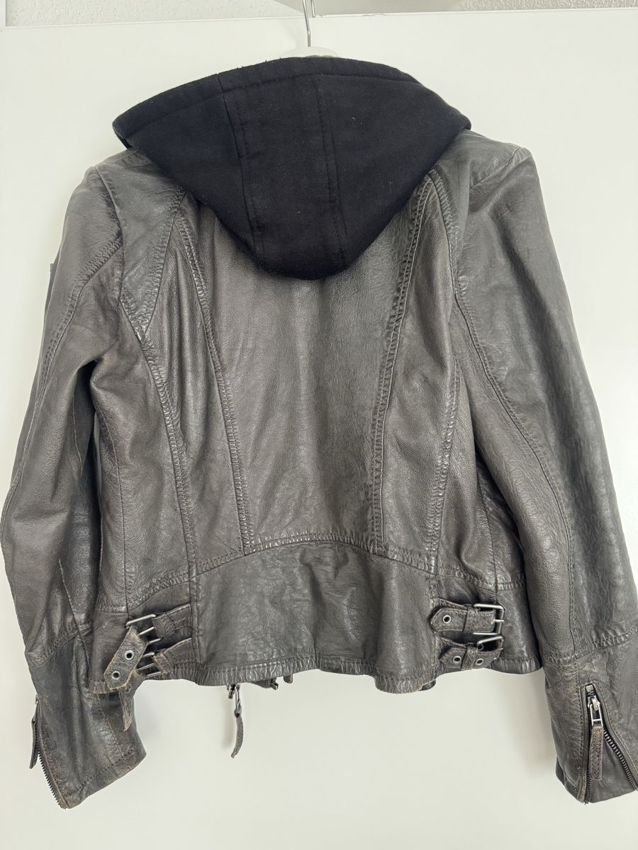 Gipsy Lederjacke, Grau (M) (D'occasion) à Arth pour CHF 35 – avec ...