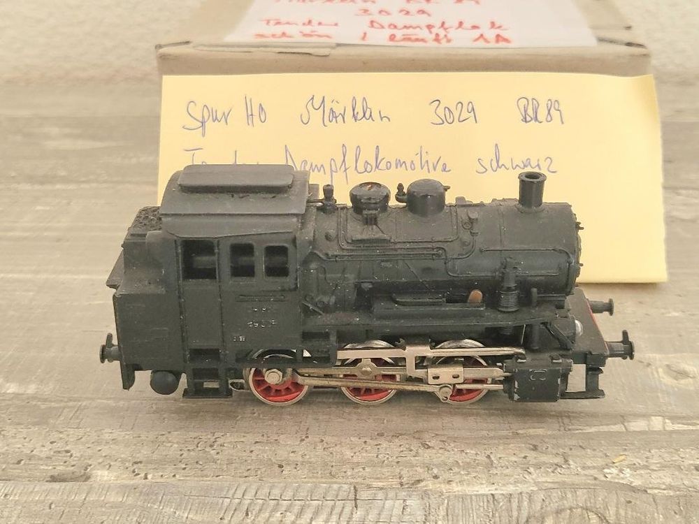 Märklin 3029 BR89 Dampflok schwarz ohne OVP, läuft 1A | Kaufen auf Ricardo