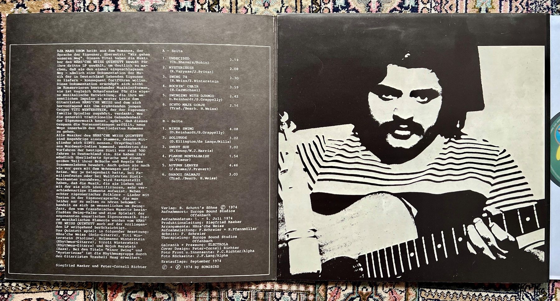 LP Gypsy Jazz Häns'che Weiss Quintett – Dja Maro Drom 🛀 (Gebraucht) in ...