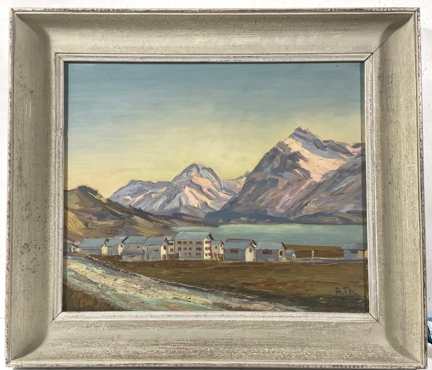 Gustav Adolf Thomann (1874-1961) Gemälde - Berglandschaft | Kaufen auf ...