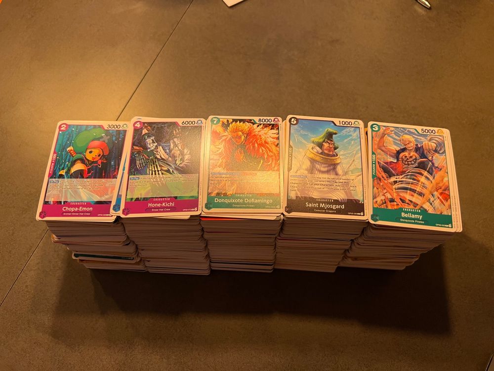 One Piece Card‘s OP05 (ca 1500 Karten) bulk | Kaufen auf Ricardo