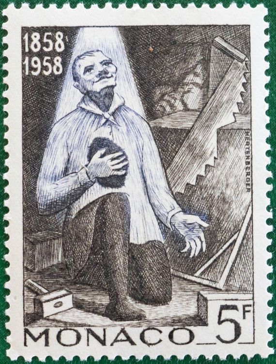 Monaco Briefmarke / Francobollo Principato di Monaco ab 1 C (Gebraucht ...