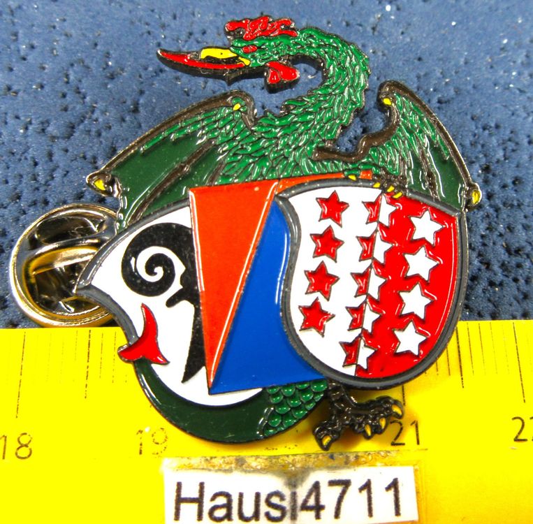 BASEL PIN BASILISK ZIVILSCHUTZ BASEL WAPPEN ALT | Kaufen auf Ricardo