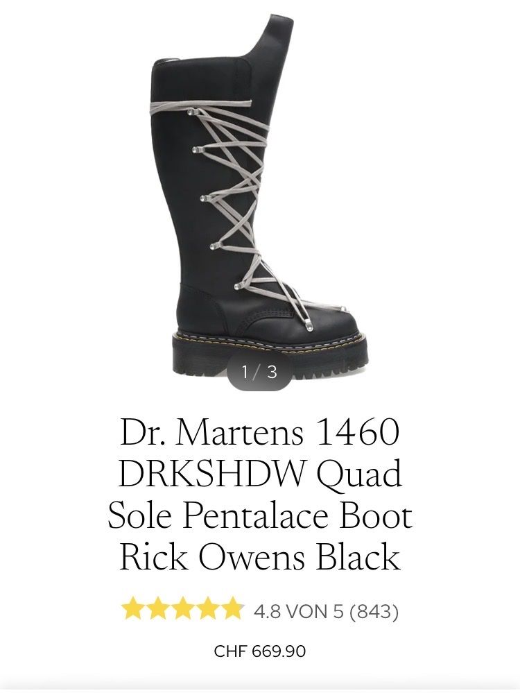 Rick owes x dr. Martens 45. (Neu und originalverpackt) in Zürich für ...