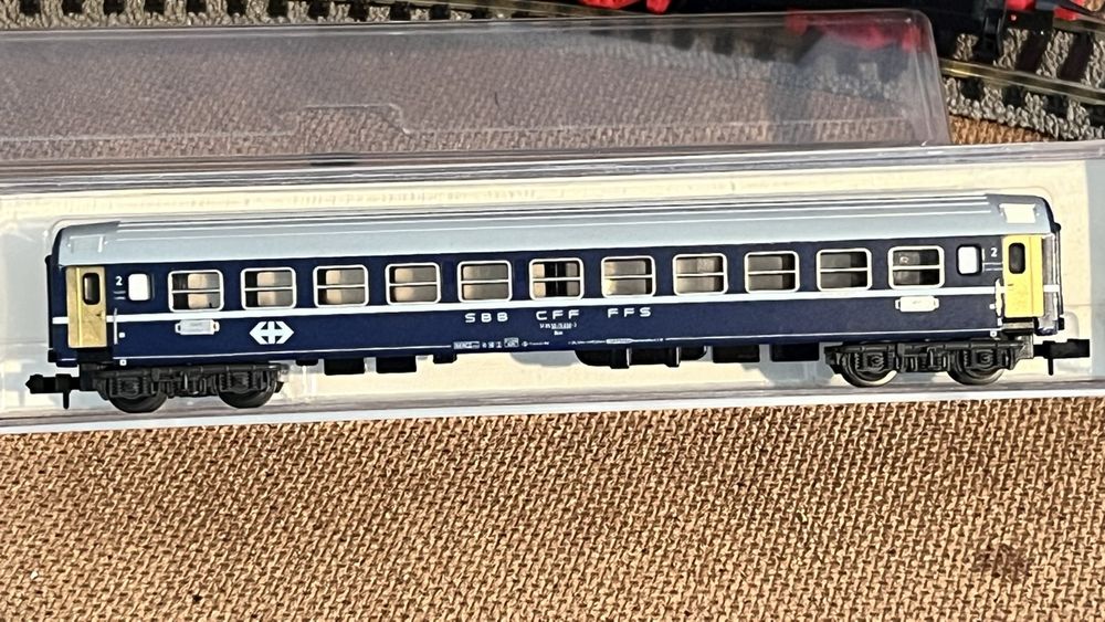 Schöner SBB UIC Wagen in blau mit altem Logo von Minitrix | Kaufen auf ...