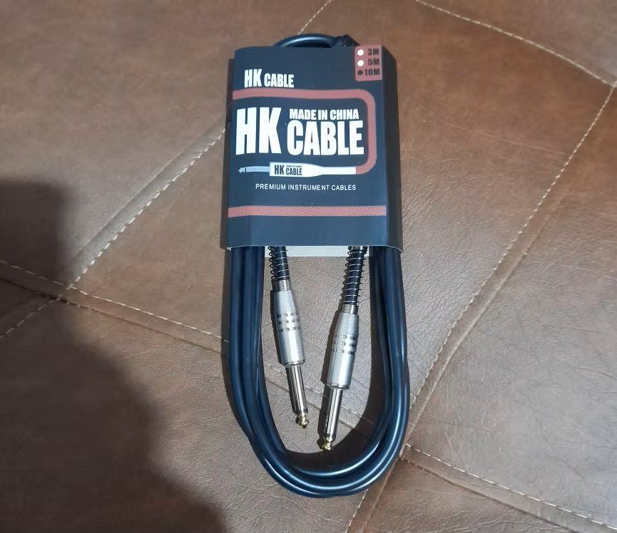 10m Kabel für elektrische Gitarre 6.35mm - Câble de guitare (Neu und ...