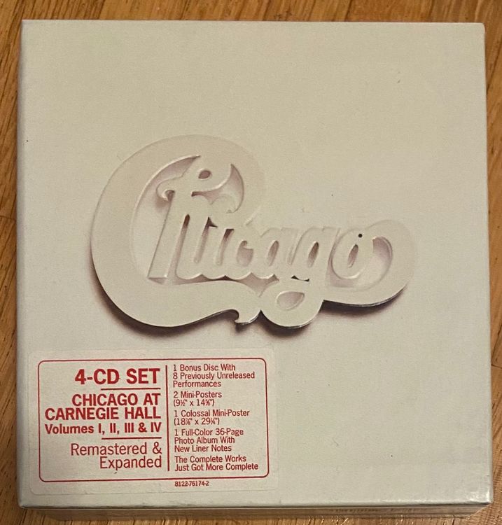 4-CD-Boxset CHICAGO at Carnegie Hall • Remastered & expanded (Gebraucht) in Luzern für CHF 44.75 ...