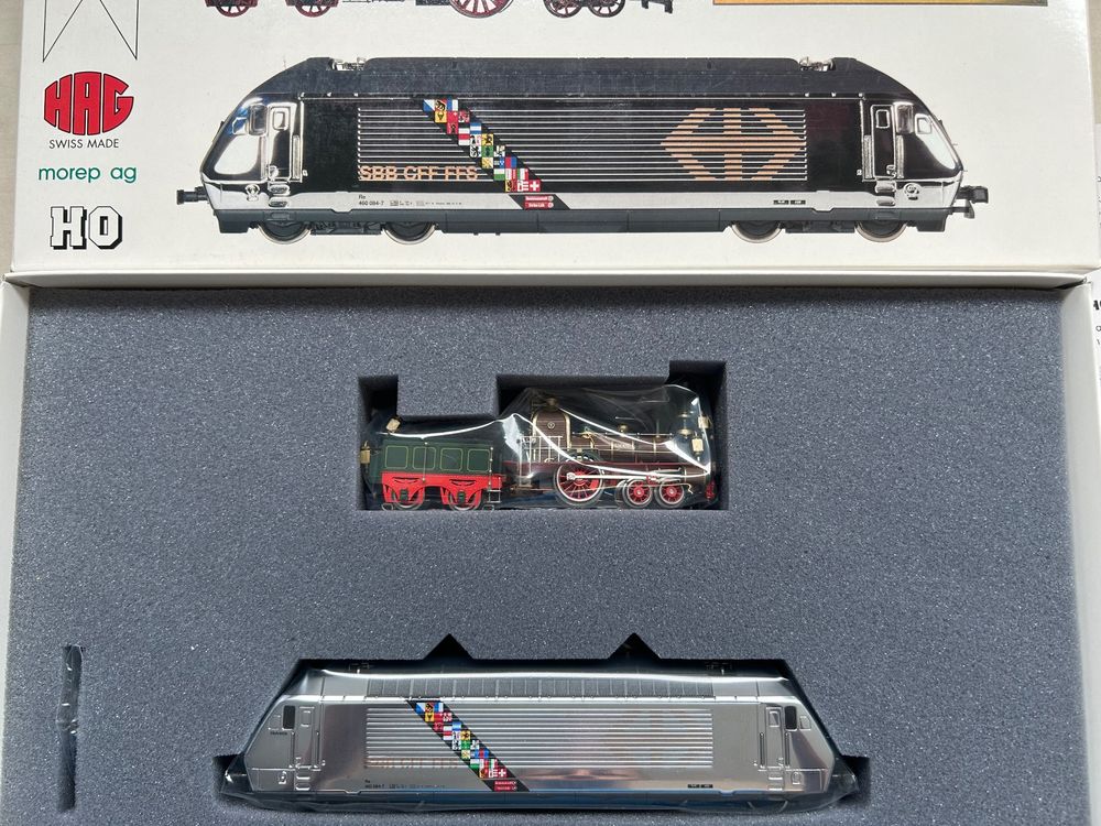 HAG 072 Jubi-Set 150 Jahre Schweizer Bahnen SBB Re 460 H0 (Neu und originalverpackt) in Reitnau ...