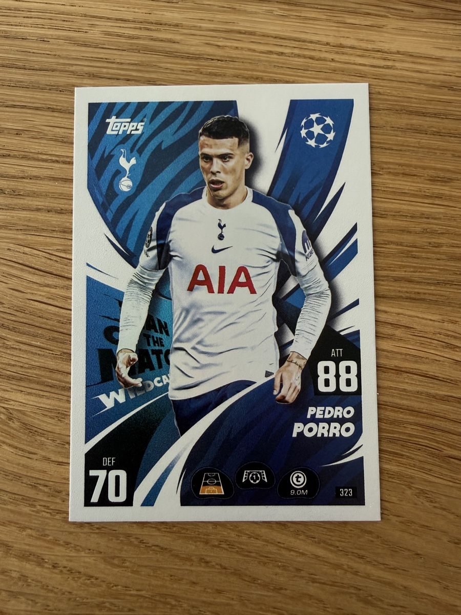 Topps Match Attax 2025/2026 UCC - Pedro Porro -Nr. 323 (Neu (gemäss ...
