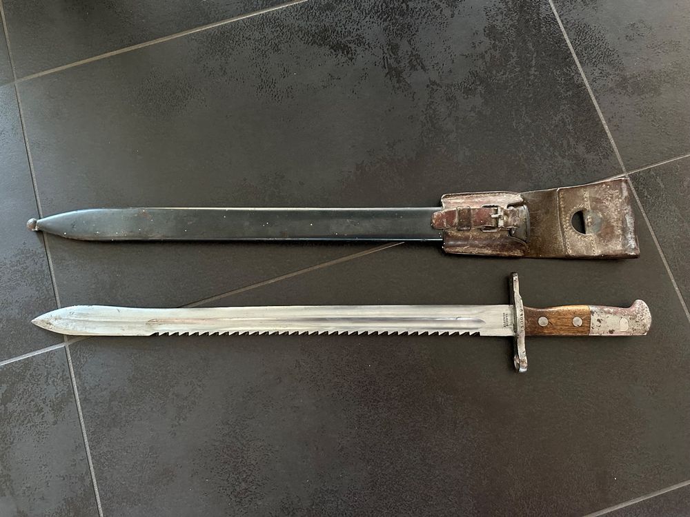 Schweizer Armee - Pionier-Bajonett M 1914, 64 cm | Kaufen auf Ricardo