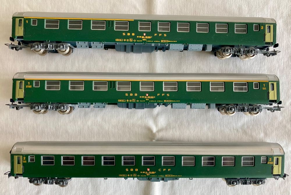 Jouef SBB RIC-Wagen 3 Stück | Kaufen auf Ricardo