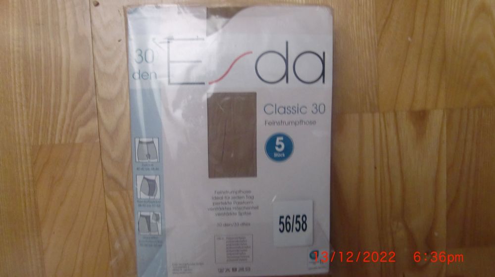 5 Stck. Esda Strumpfhosen 30 Den Haut (Neu und originalverpackt) in ...