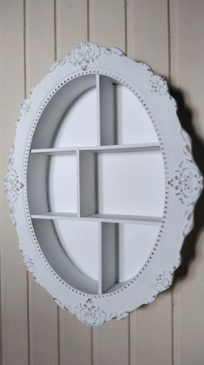 Shabby chic Regal oval weiss (Gebraucht) in Dornach für CHF 29 – mit ...