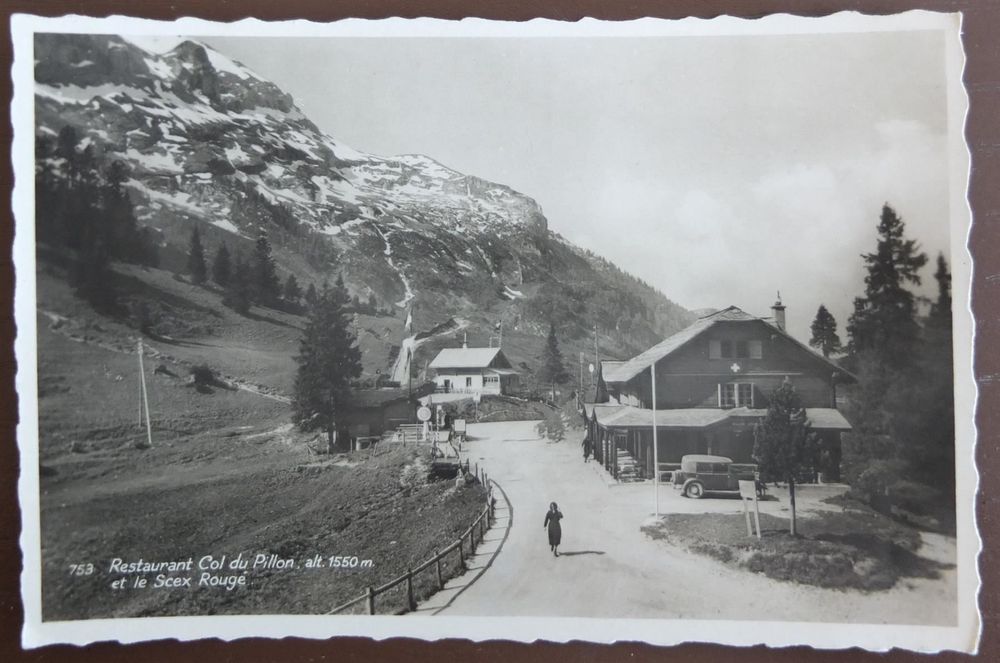 CPA Col du Pillon Restaurant Oldtimer | Kaufen auf Ricardo