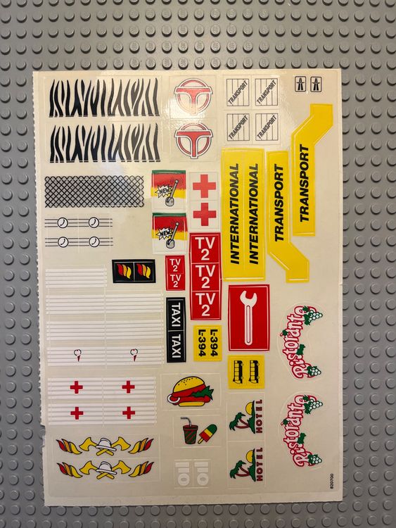 Lego Aufkleber Blatt ( B260stk01) selten-100%komplet (Gebraucht) in Basel für CHF 9.95 – mit ...