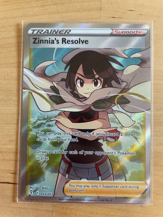 Zinnia's Resolve Full Art Trainer (Neu (gemäss Beschreibung)) in ...