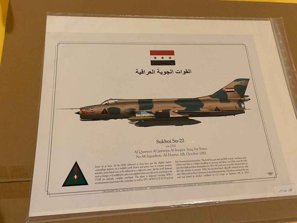 PRINT SUKHOI SU-22 IRAQ AIR FORCE | Kaufen auf Ricardo