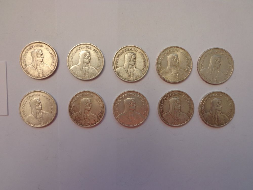 Münzen, Geld, Rappen, Franken, Sammlung, Antik (Gebraucht) in Andeer für CHF 88 – mit Lieferung ...