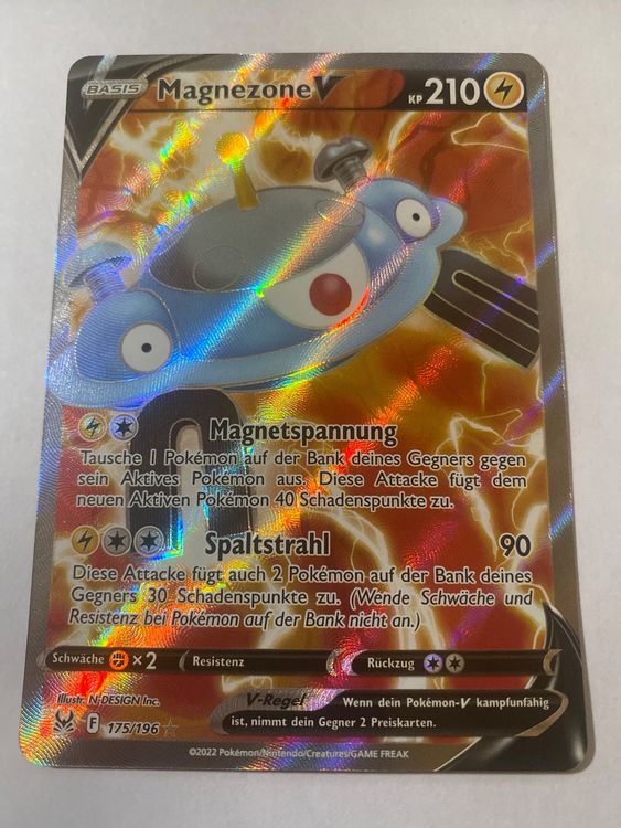 Pokemonkarte Magnezone V Fullart (Neu (gemäss Beschreibung)) in Neuhausen für CHF 10 – mit ...